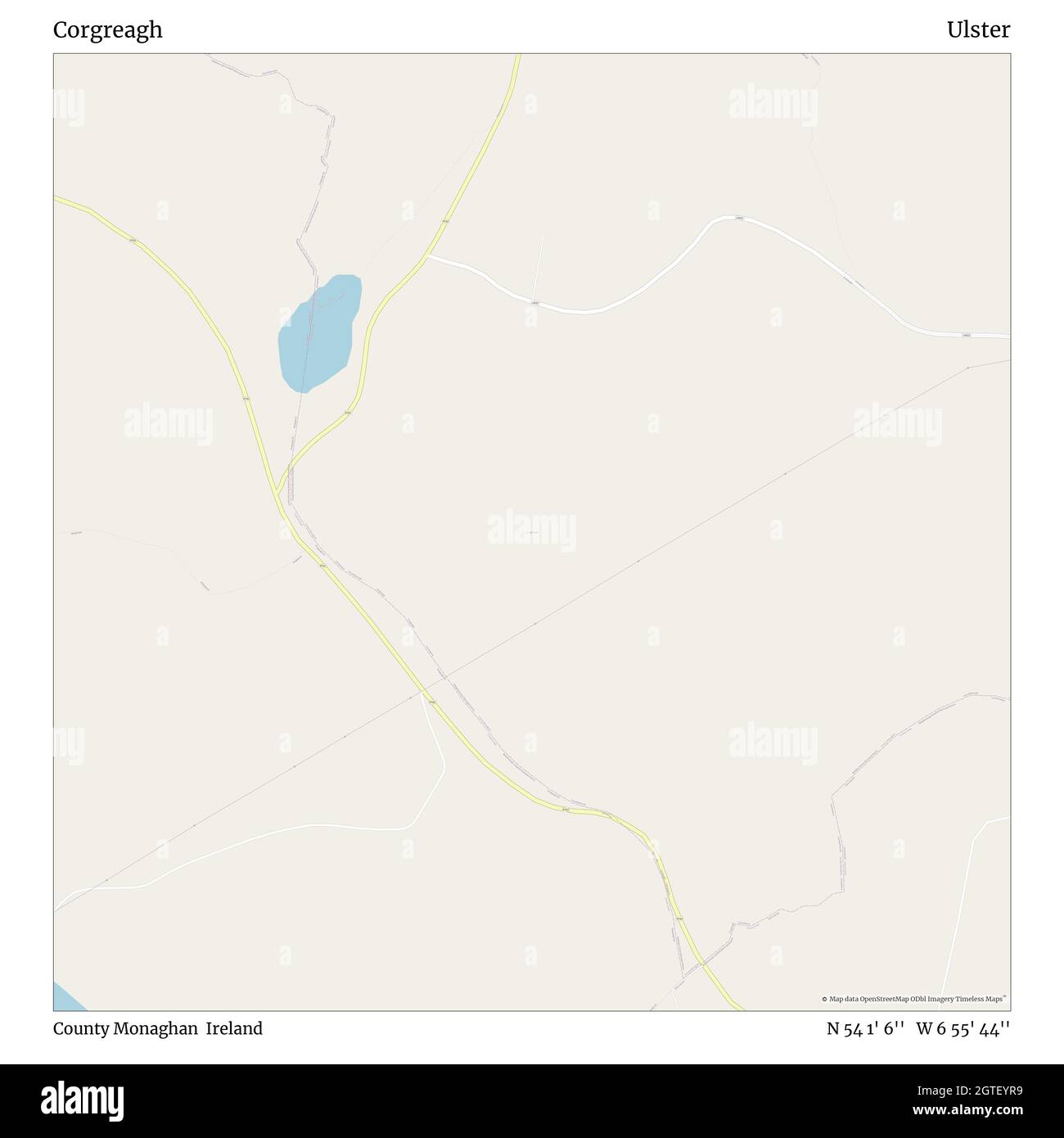 Corgreagh, County Monaghan, Ireland, Ulster, N 54 1' 6'', W 6 55' 44 ...