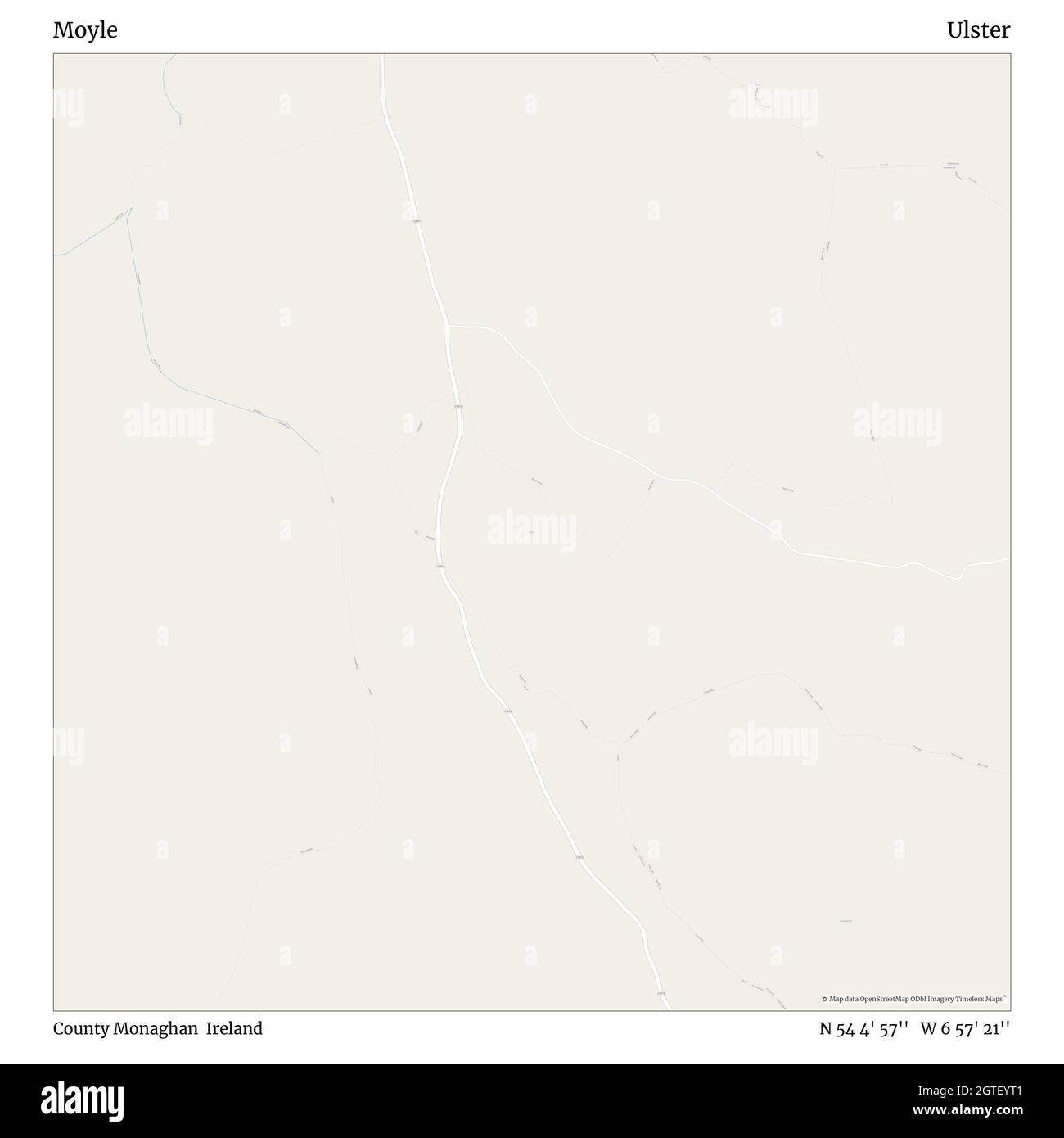 Moyle, County Monaghan, Ireland, Ulster, N 54 4' 57'', W 6 57' 21 ...