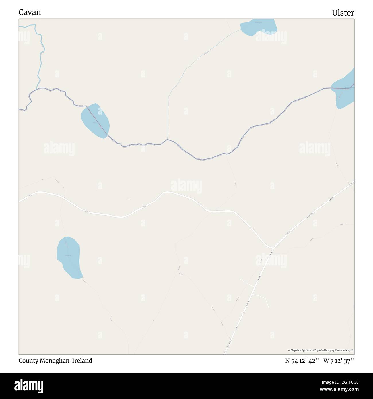 Cavan county map Cut Out Stock Images & Pictures - Alamy