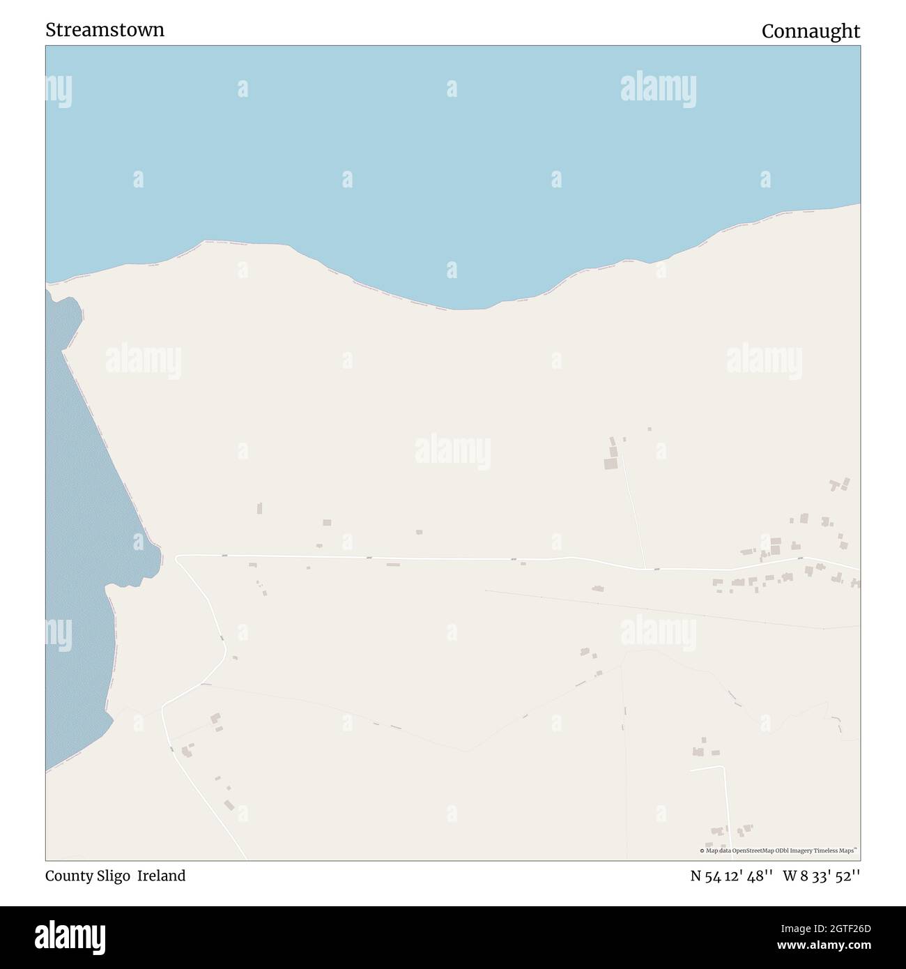 Streamstown, County Sligo, Ireland, Connaught, N 54 12' 48'', W 8 33 ...