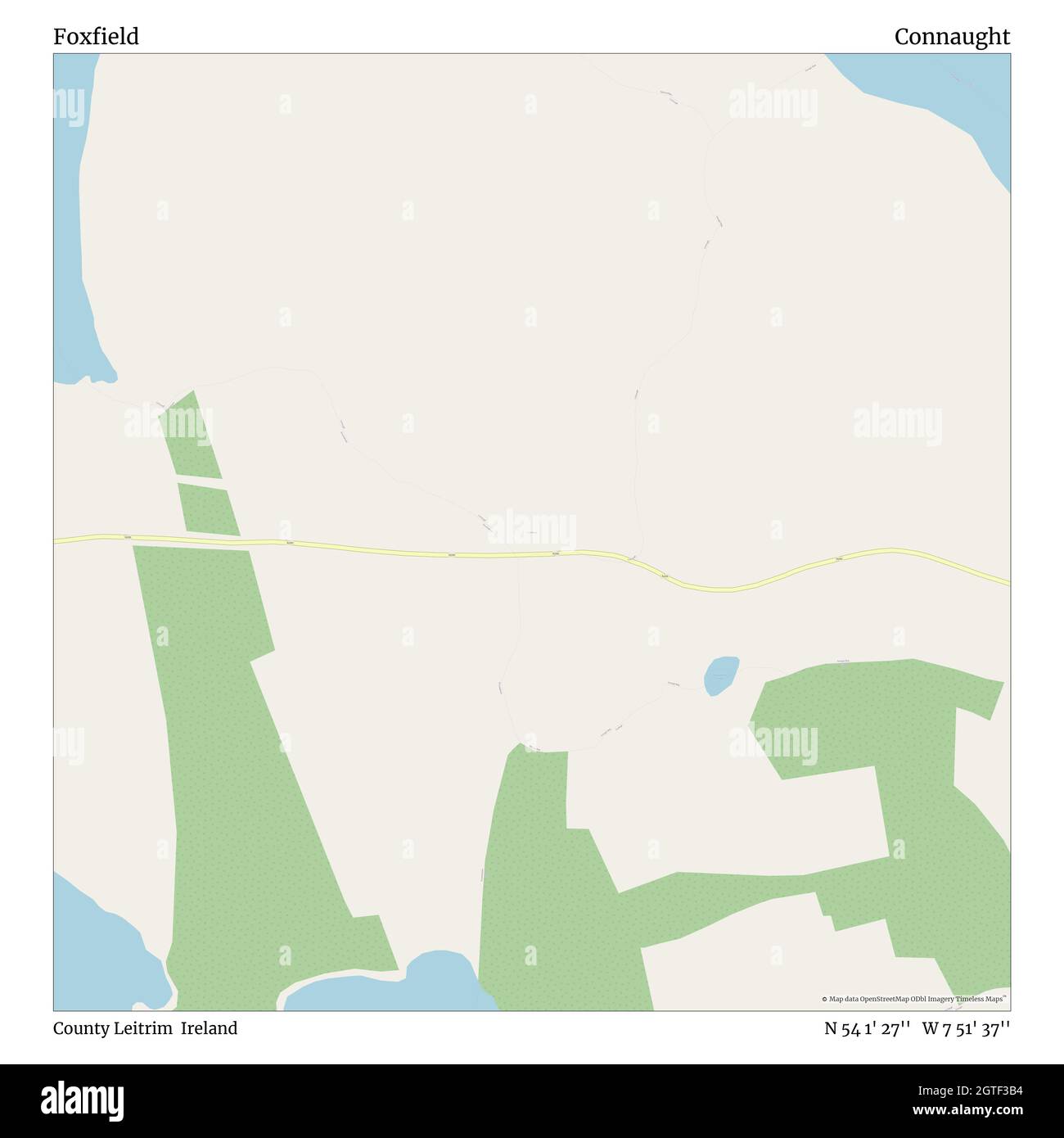 Foxfield, County Leitrim, Ireland, Connaught, N 54 1' 27'', W 7 51' 37 ...