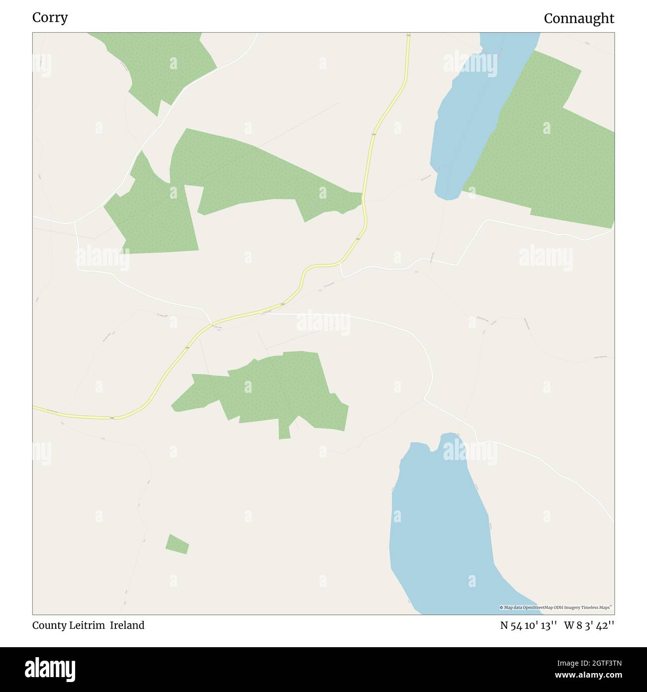 Map of corry Cut Out Stock Images & Pictures - Alamy
