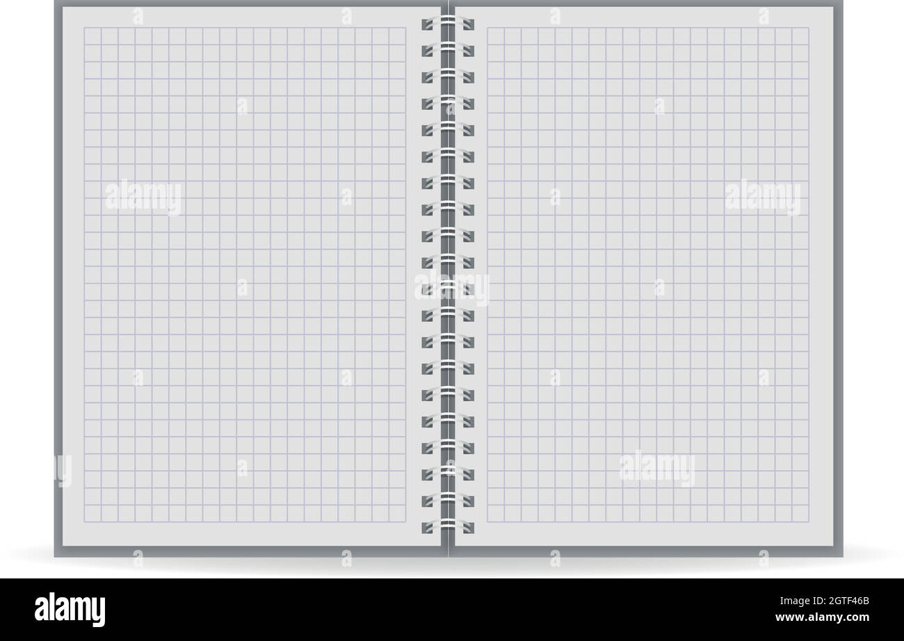 Notebook mock up clean Stock Vector Images - Alamy