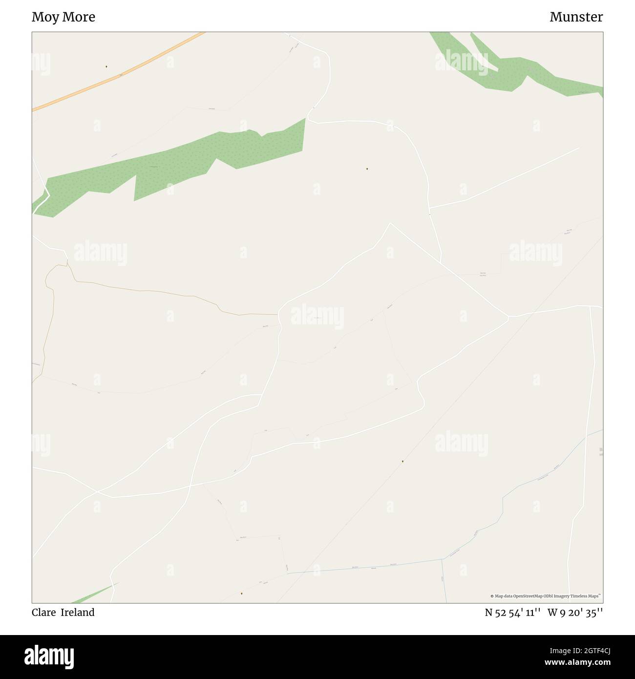 Moy More, Clare, Ireland, Munster, N 52 54' 11'', W 9 20' 35'', map ...