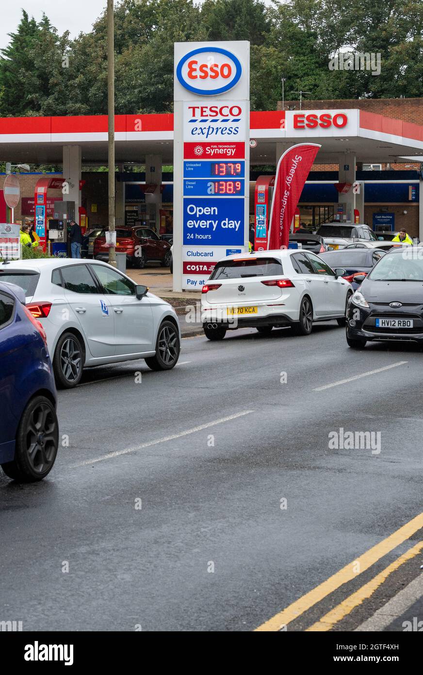 Esso petrol station hi-res stock photography and images - Alamy