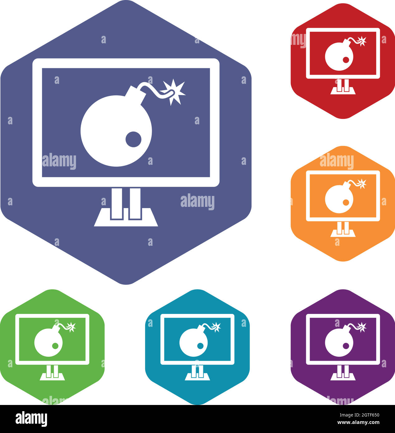 Warning sign icons on Stock Vector Images - Alamy