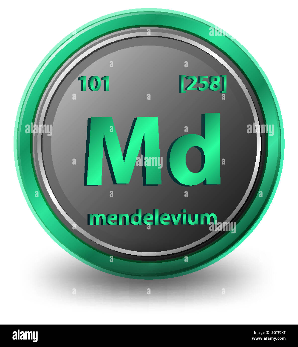 Mendelevium Symbol