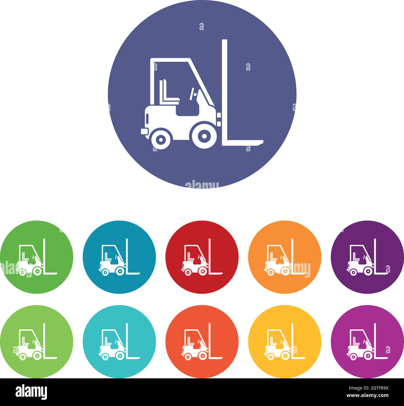 Warehouse stacker Stock Vector Images - Alamy