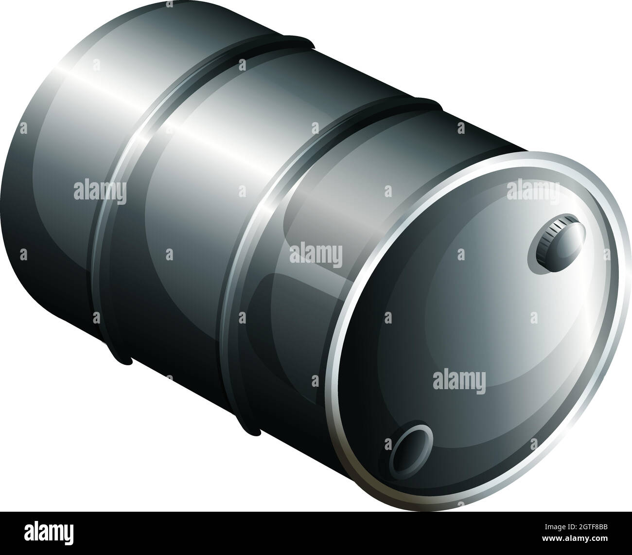 A gray oil barrel Stock Vector Image & Art - Alamy