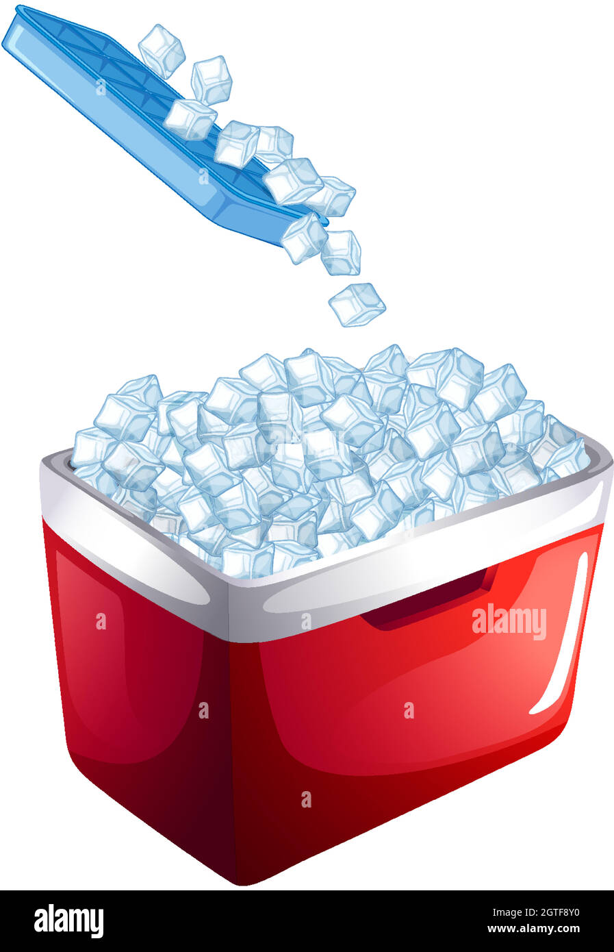 Cartoon ice cube hi-res stock photography and images - Alamy