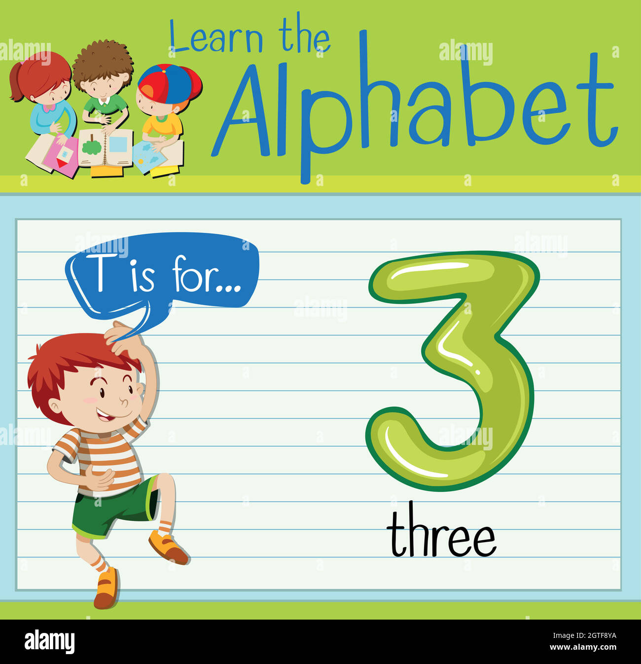 Number 3 worksheet Stock Vector Images - Alamy