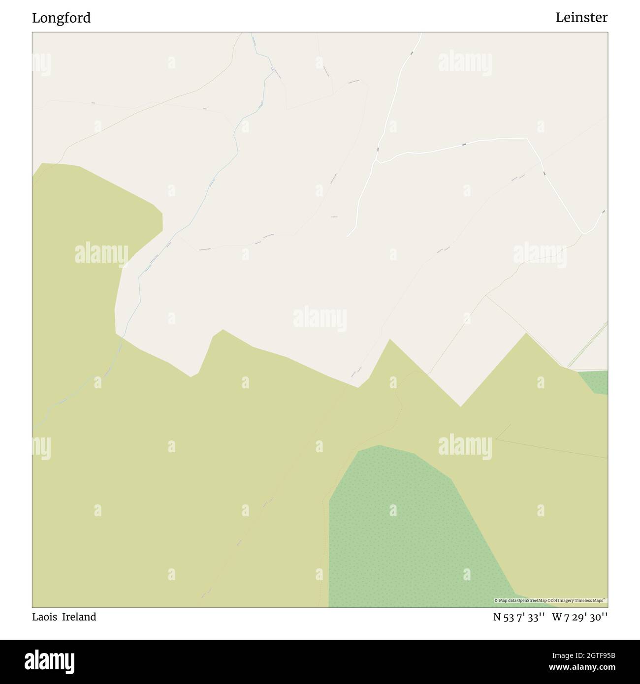 Map of longford Cut Out Stock Images & Pictures - Alamy