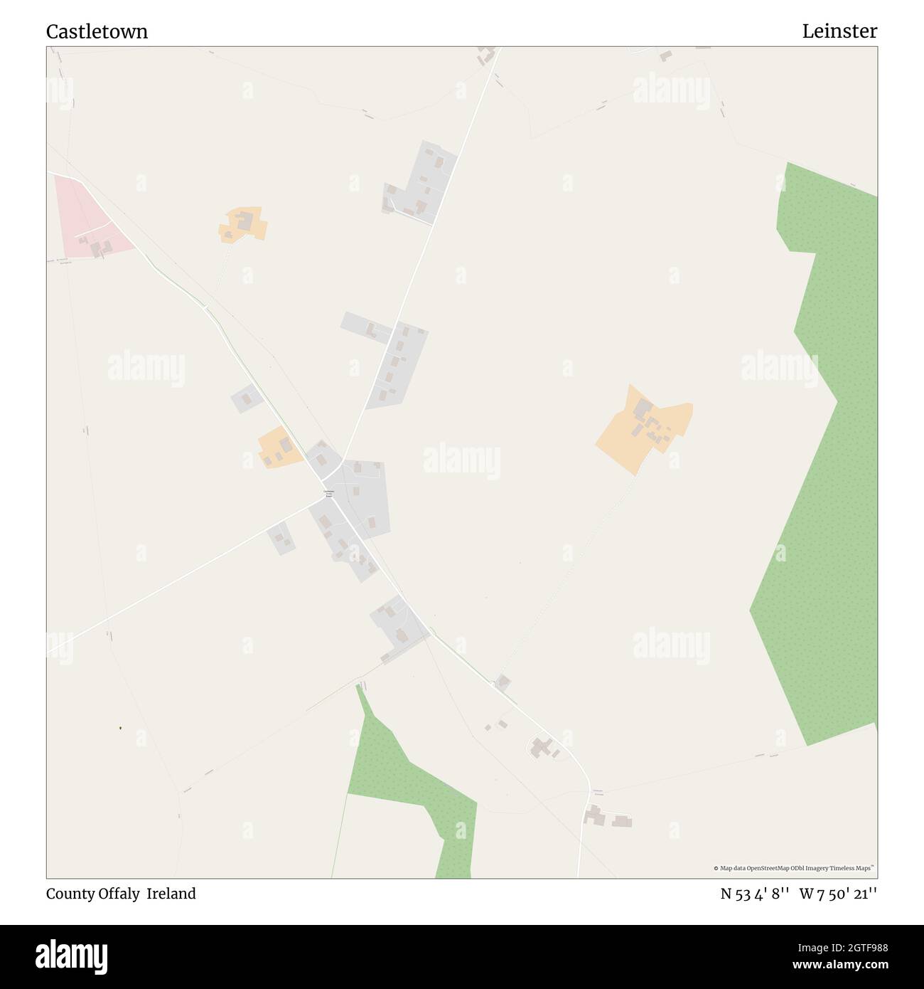 Map of castletown hi-res stock photography and images - Alamy