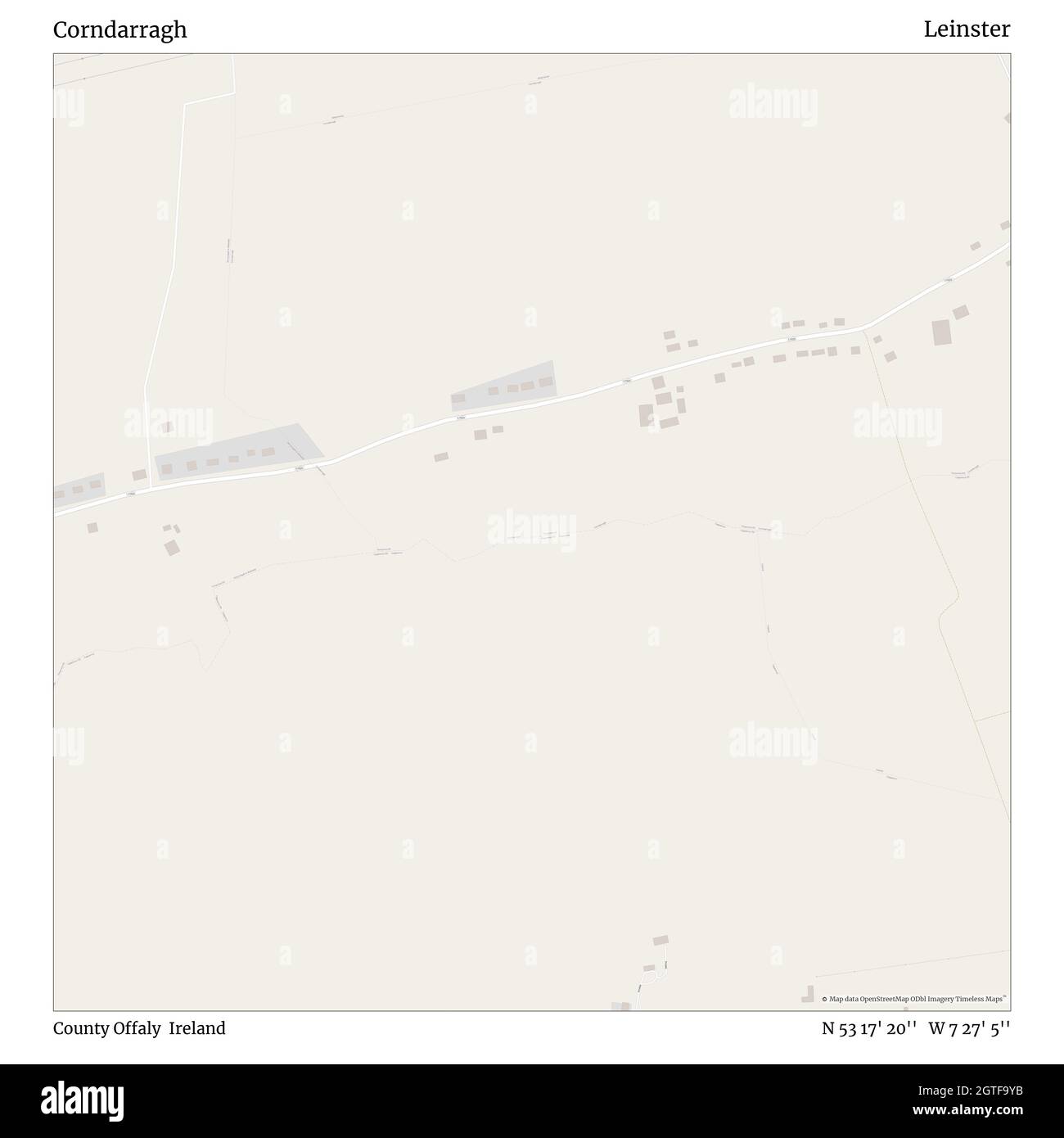 Map of offaly hi-res stock photography and images - Alamy