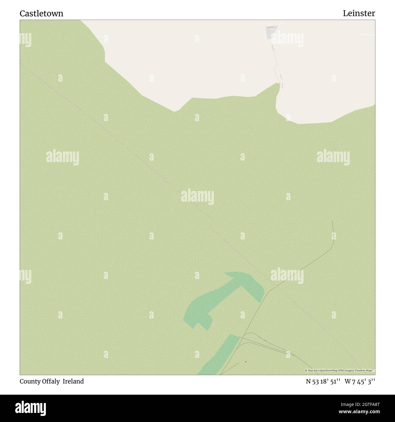 Map of castletown hi-res stock photography and images - Alamy