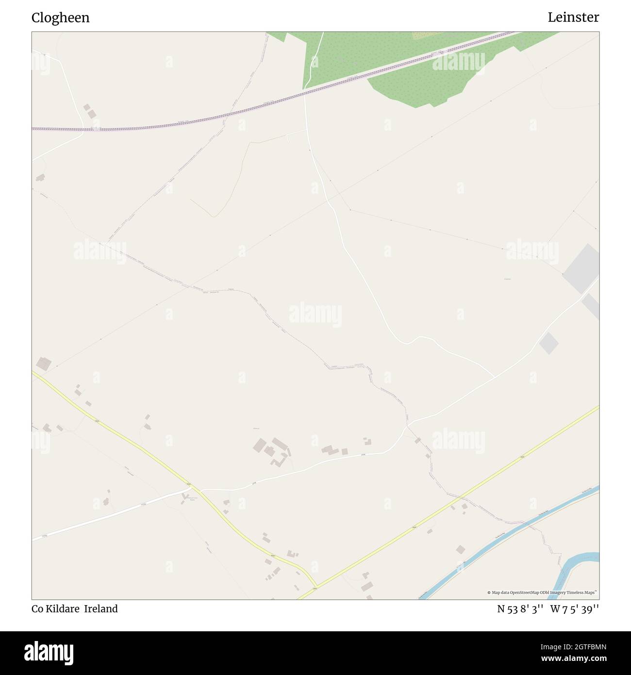 Ireland kildare map hi-res stock photography and images - Alamy