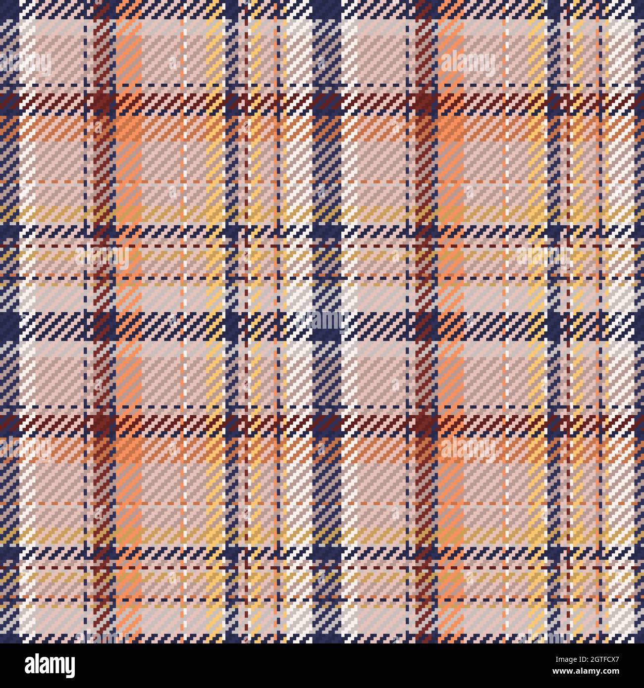Seamless plaid pattern vector background for flannel shirt, blanket ...