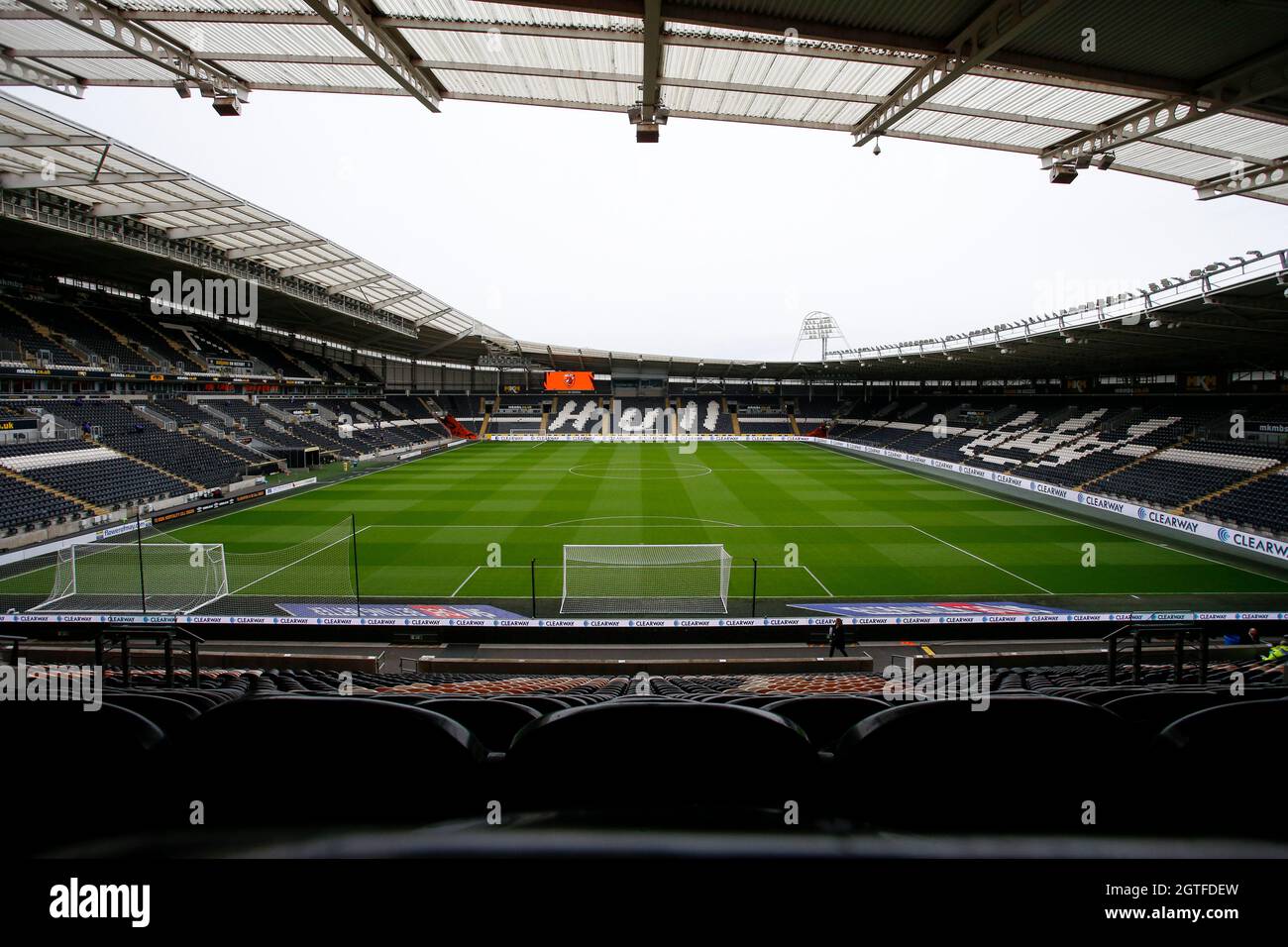 General interior view of MKM Stadium, home stadium of Hull City Stock ...