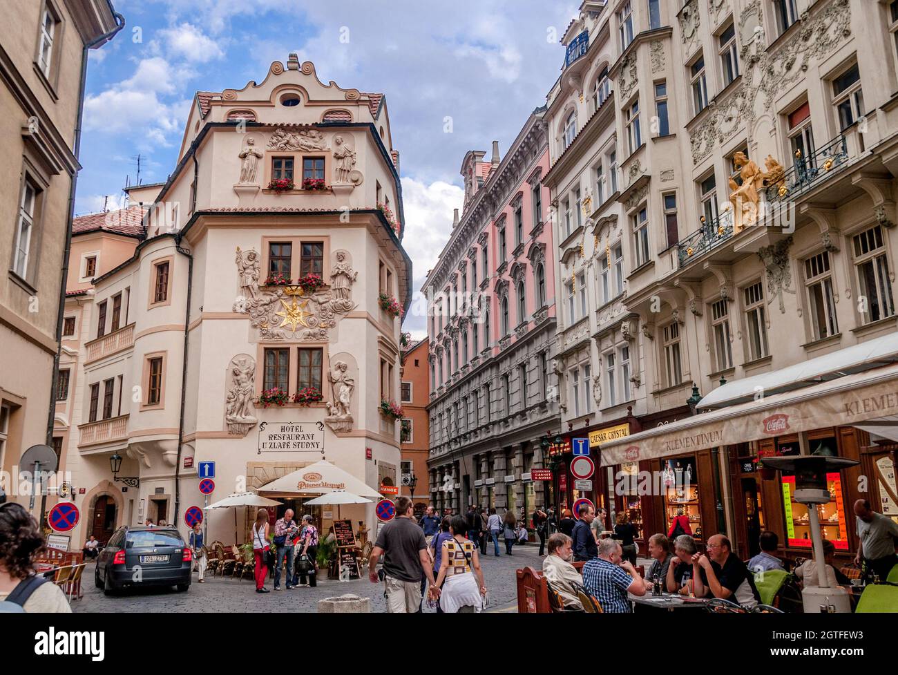 Hotel u zlate studny hi-res stock photography and images - Alamy