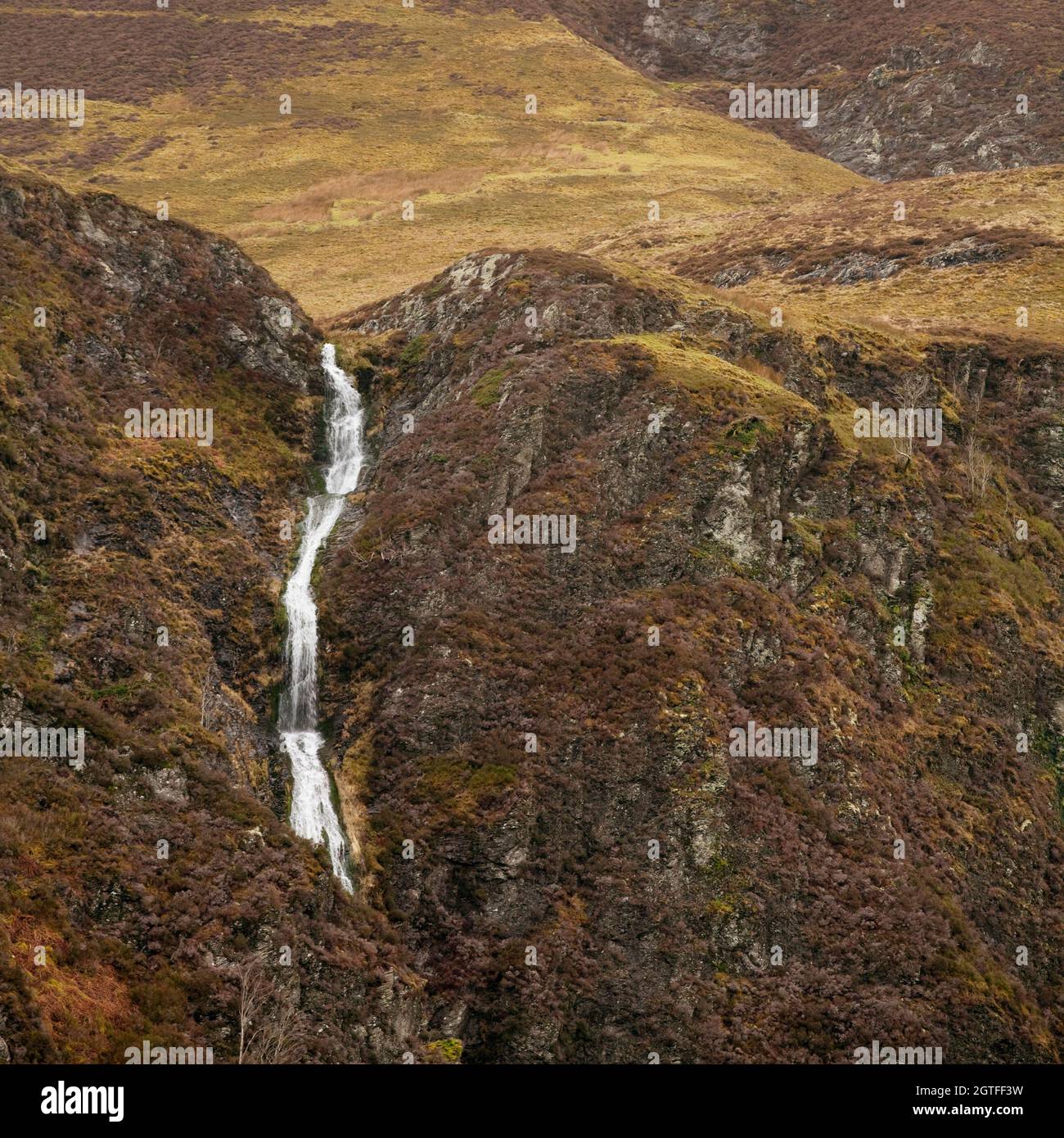 Low Force waterfall in Coledale, in the English Lake District Stock ...