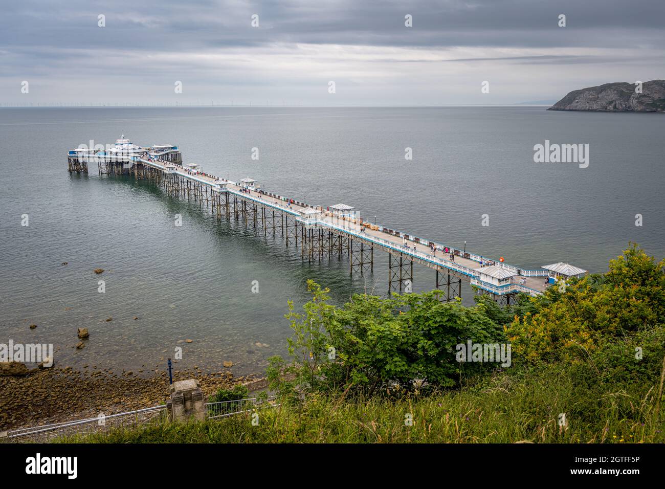 Pier, Llandudno, North Wales Stock Photo - Alamy