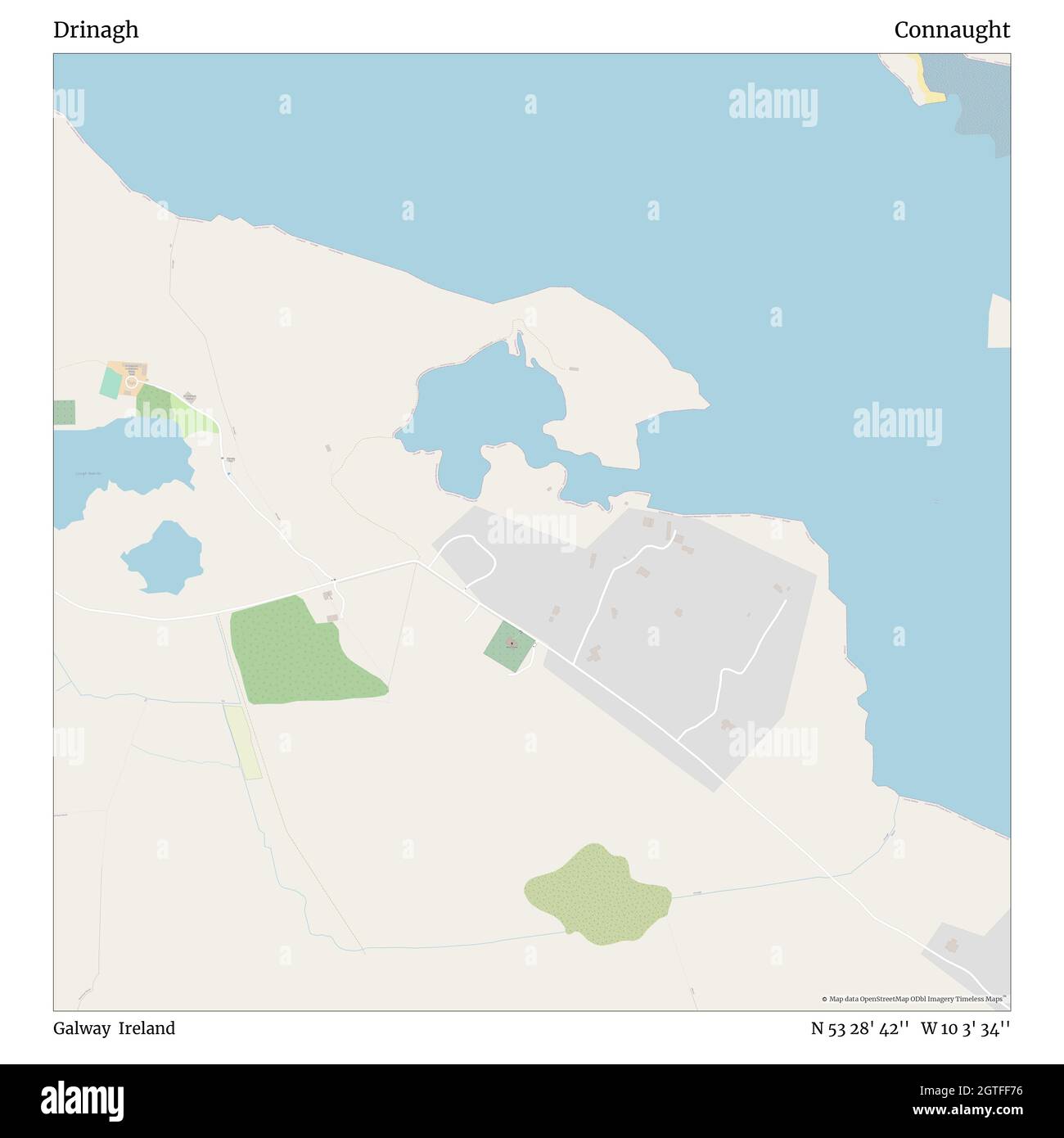Drinagh, Galway, Ireland, Connaught, N 53 28' 42'', W 10 3' 34'', map ...