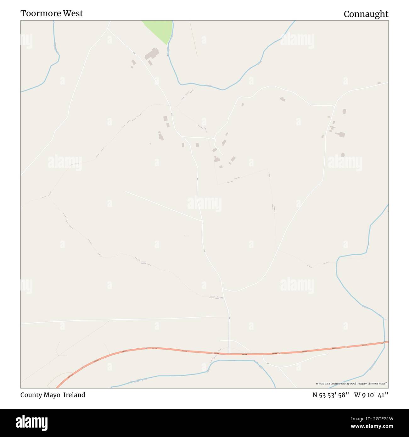 Toormore West, County Mayo, Ireland, Connaught, N 53 53' 58'', W 9 10 ...