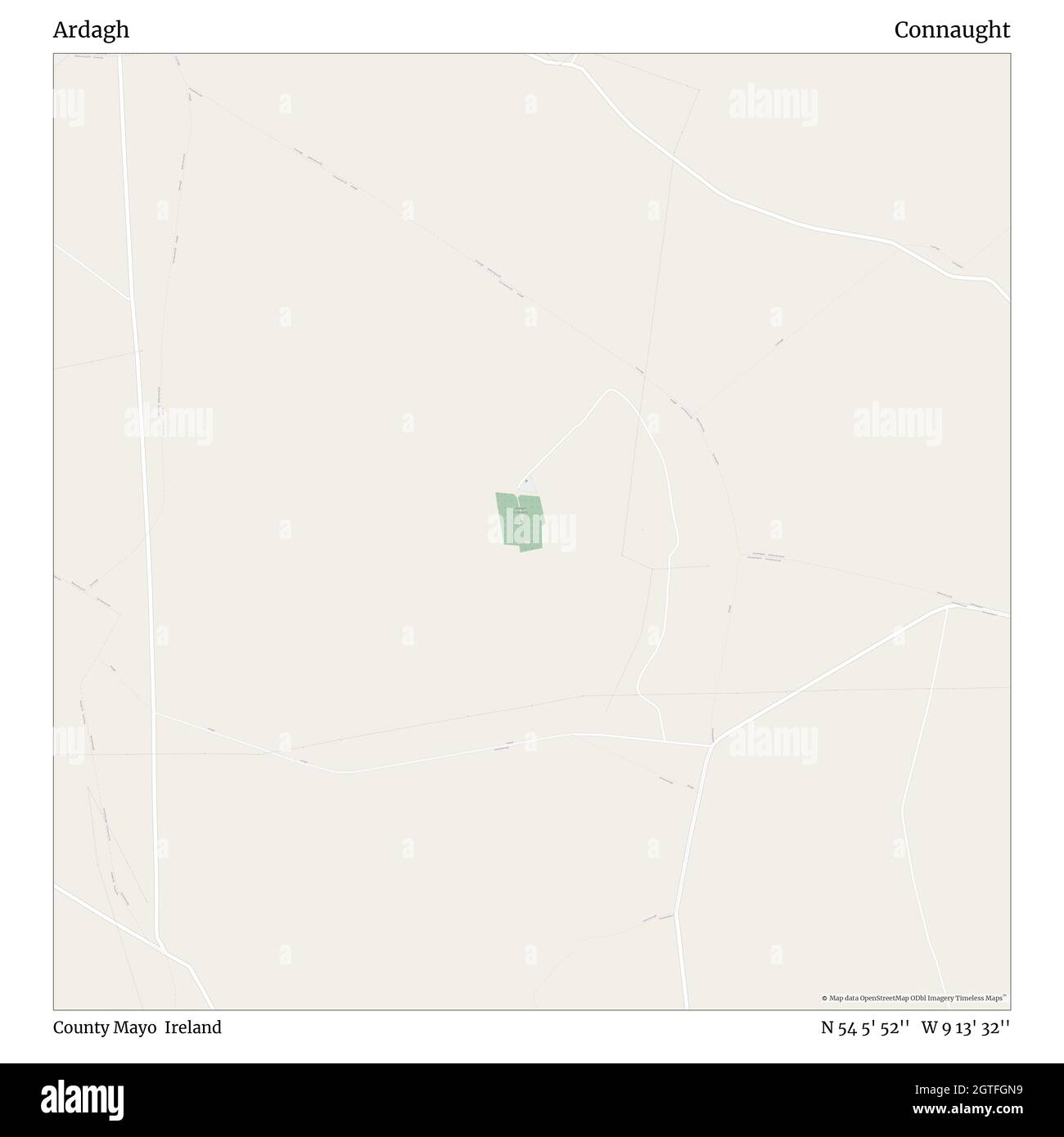 Ardagh, County Mayo, Ireland, Connaught, N 54 5' 52'', W 9 13' 32 ...