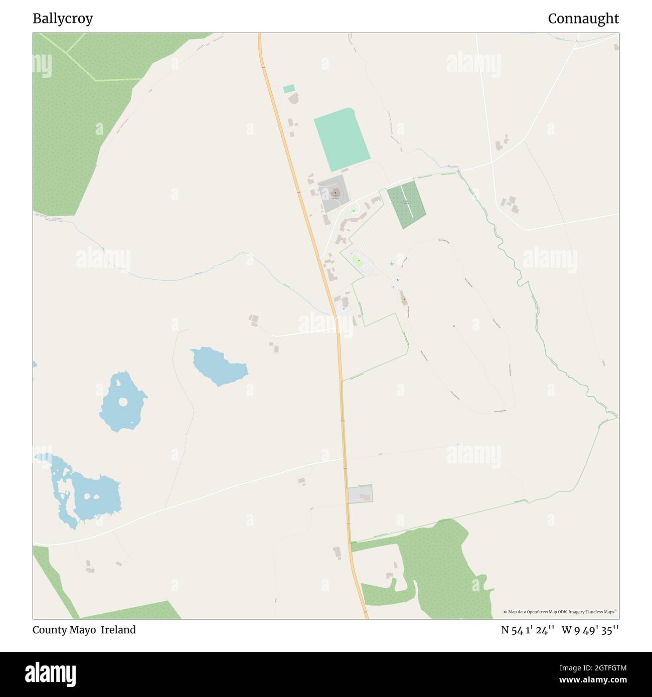 Ballycroy, County Mayo, Ireland, Connaught, N 54 1' 24'', W 9 49' 35 ...