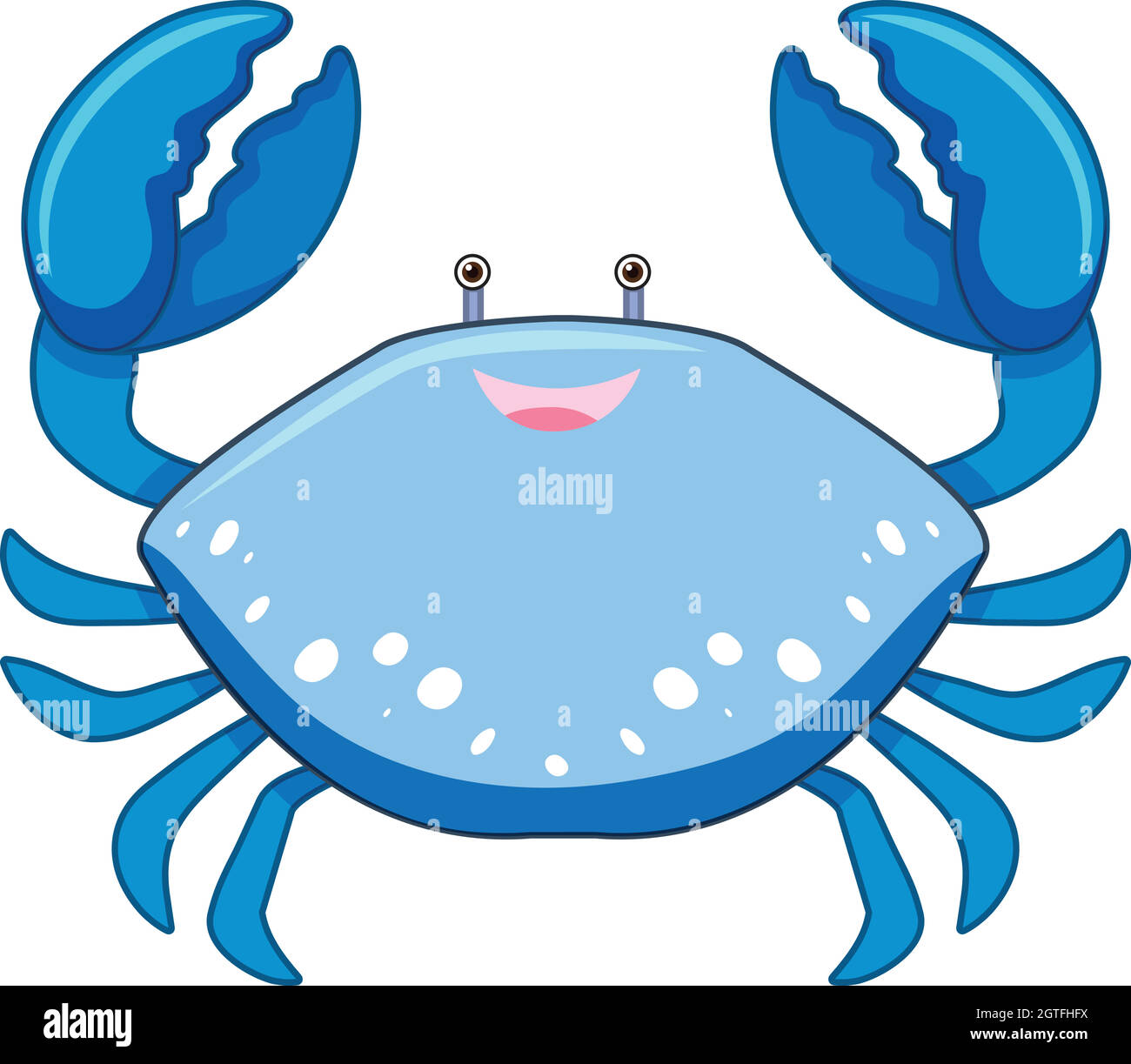 Cartoon crab Stock Vector Images - Alamy