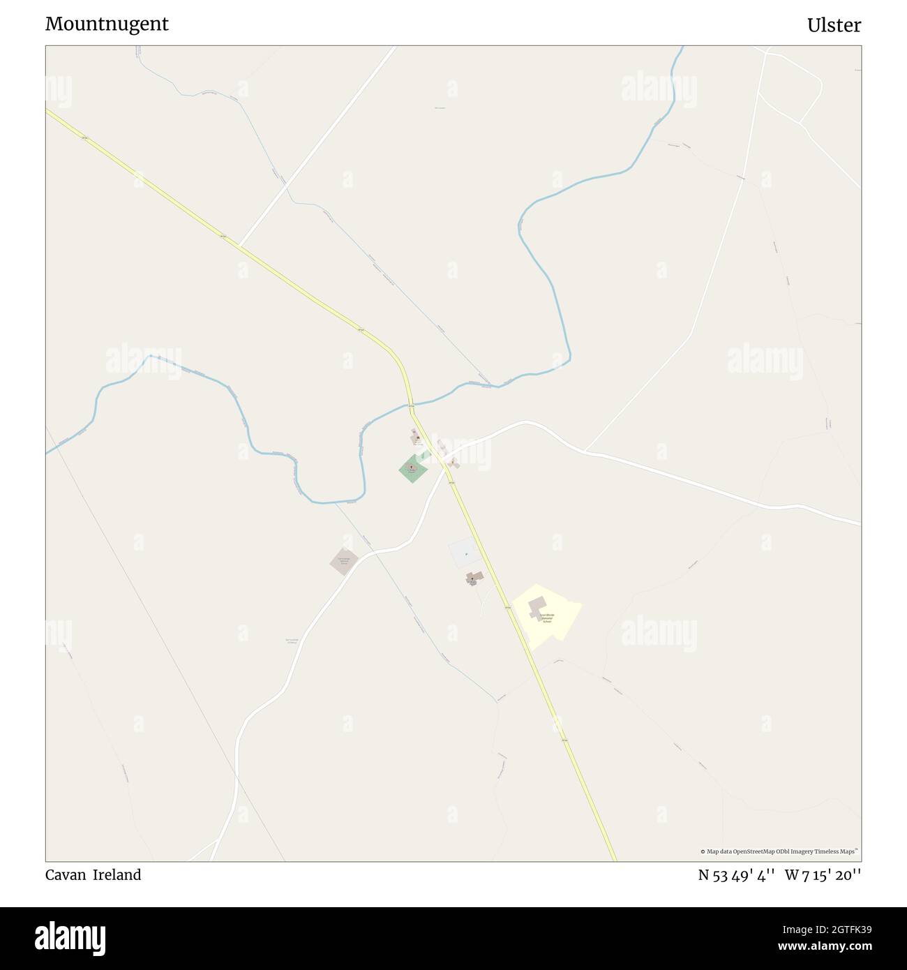 Mountnugent, Cavan, Ireland, Ulster, N 53 49' 4'', W 7 15' 20'', map ...