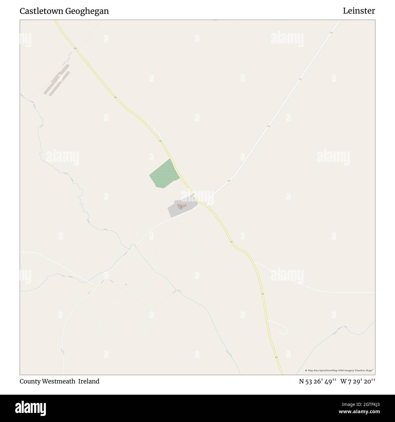 Castletown Geoghegan, County Westmeath, Ireland, Leinster, N 53 26' 49 ...