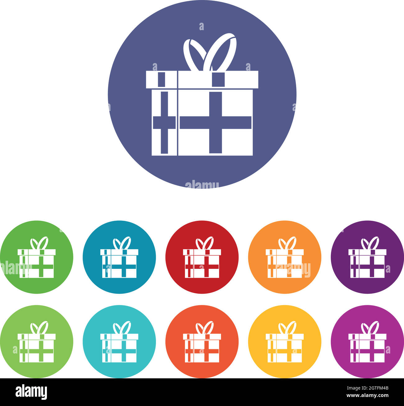 Shopping in a box Stock Vector Images - Alamy