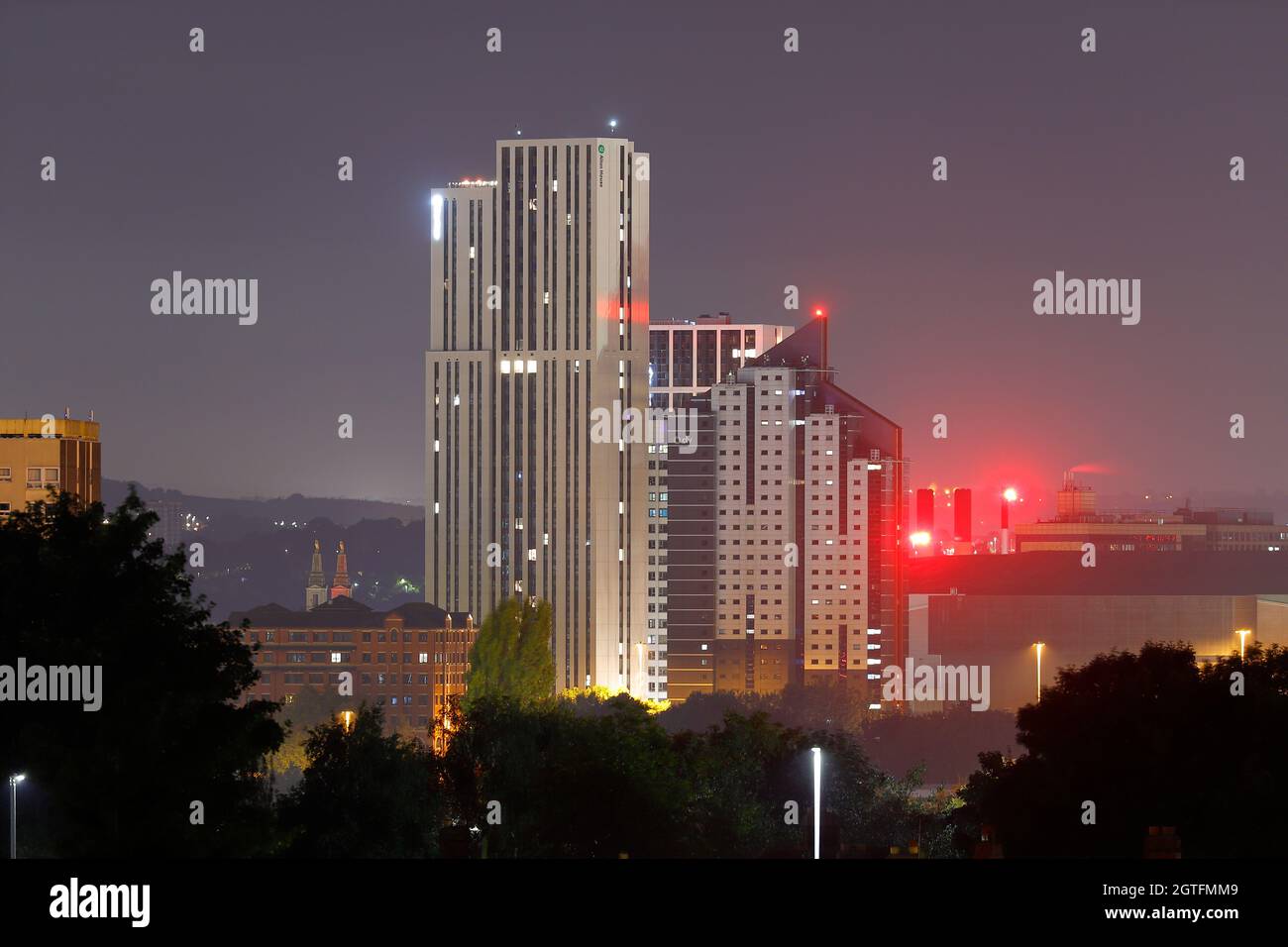 The tallest building in Yorkshire 'Altus House' stands at 116m in Leeds ...