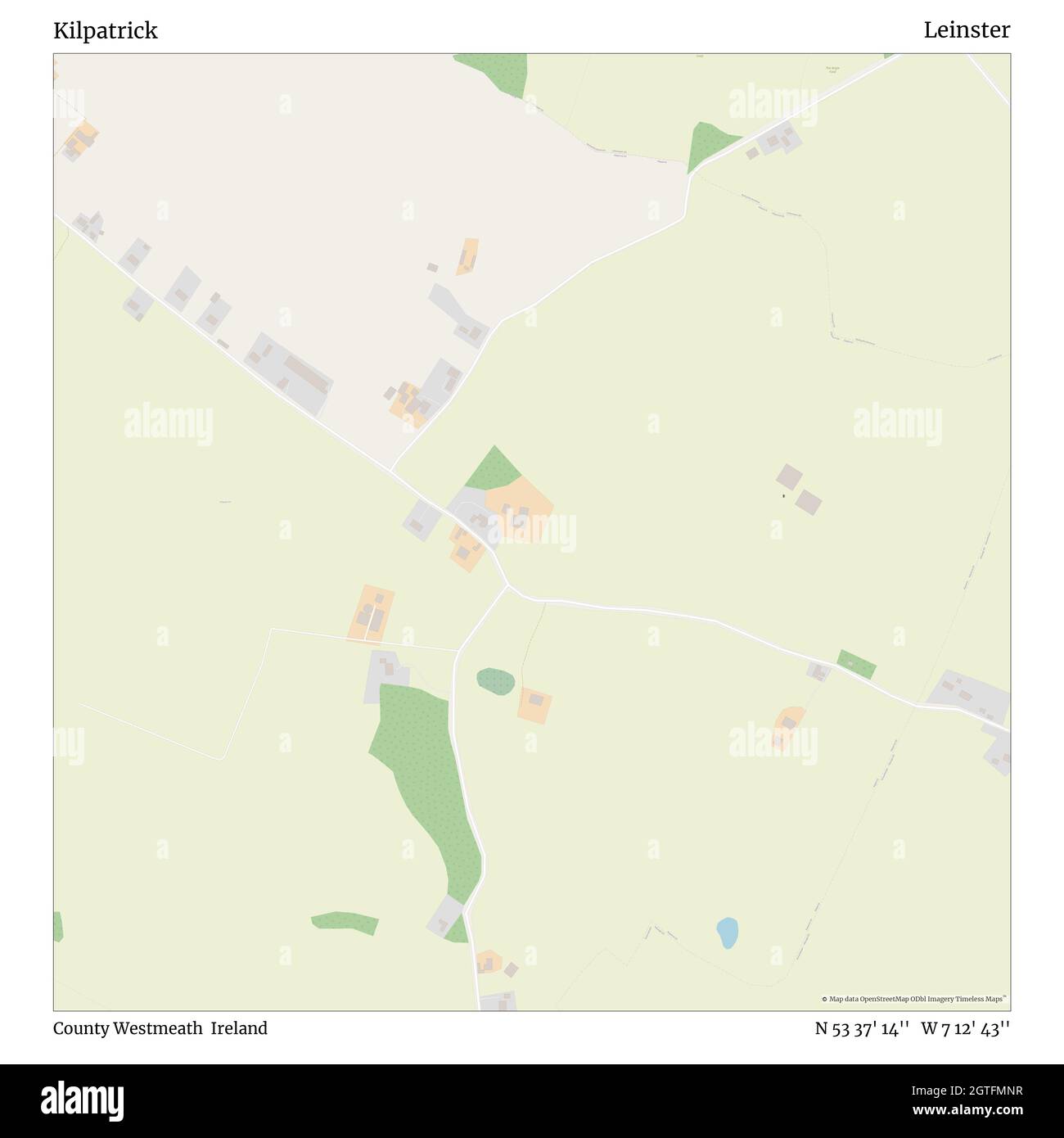 Kilpatrick, County Westmeath, Ireland, Leinster, N 53 37' 14'', W 7 12 ...