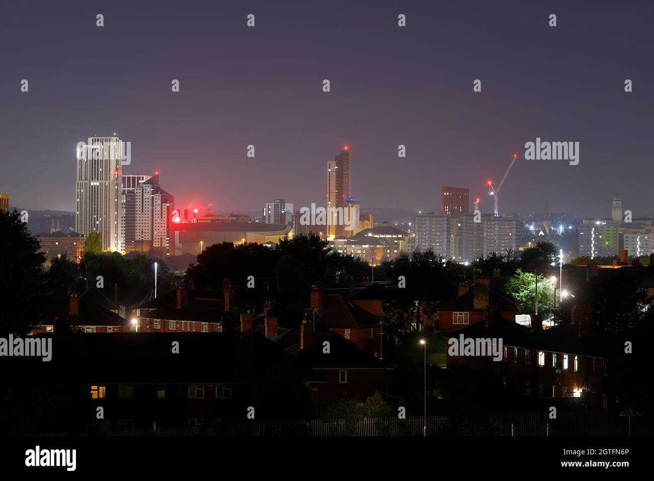 Leeds skyline with Yorkshire's tallest building 'Altus House' on the ...