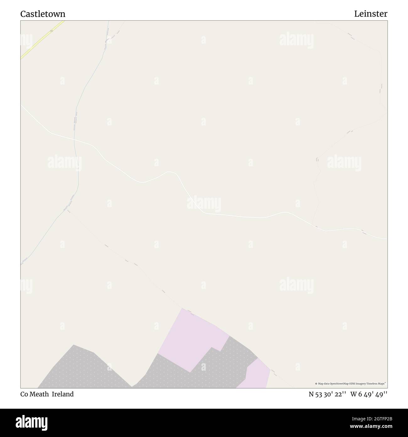 Map of castletown hi-res stock photography and images - Alamy