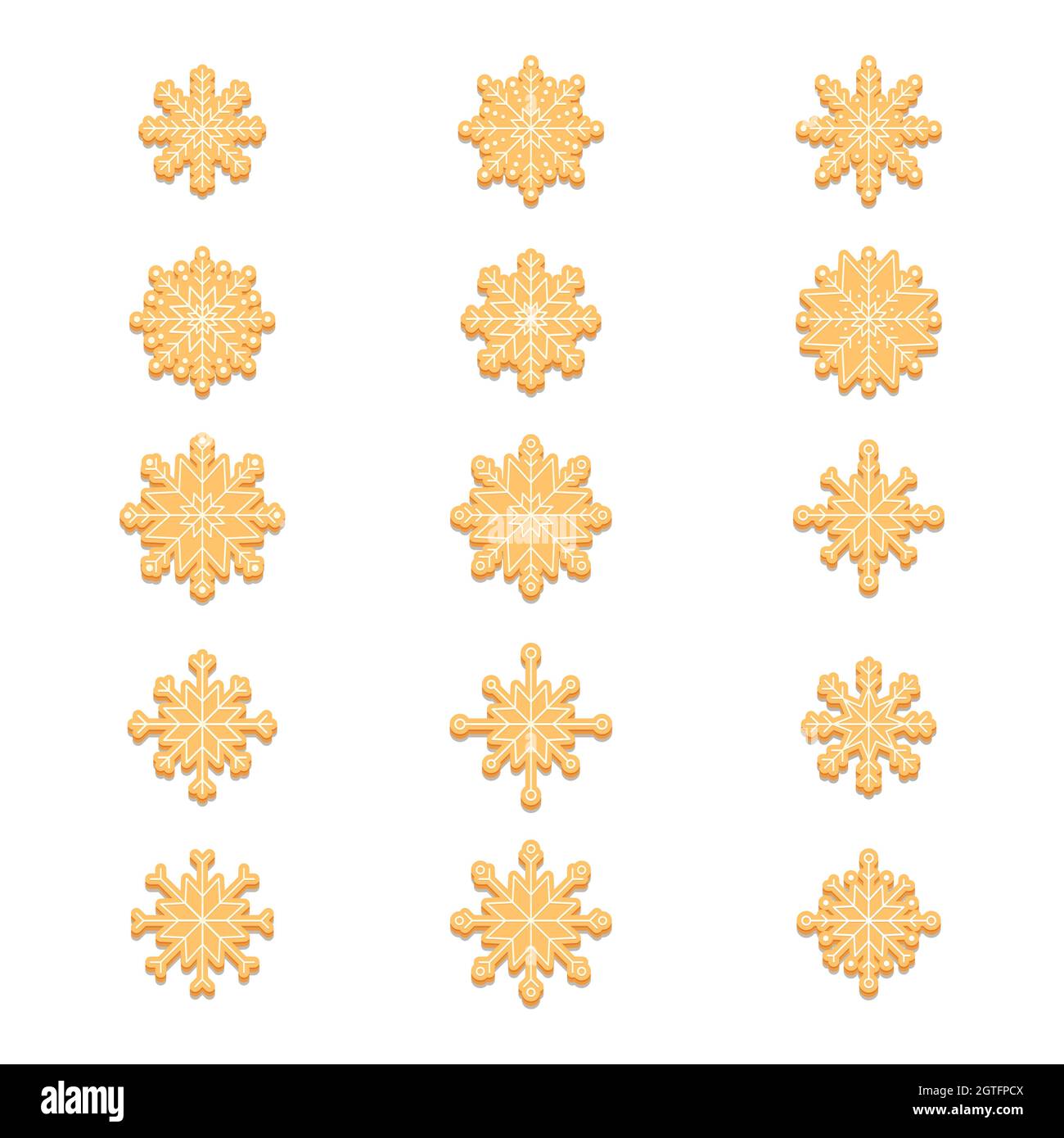 Various sweet biscuits Stock Vector Images - Alamy