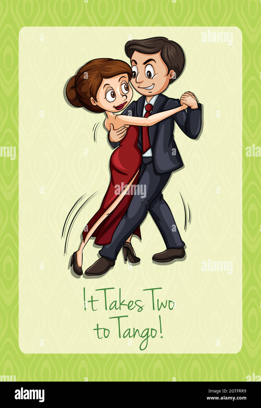 Takes two to tango Stock Vector Image & Art - Alamy