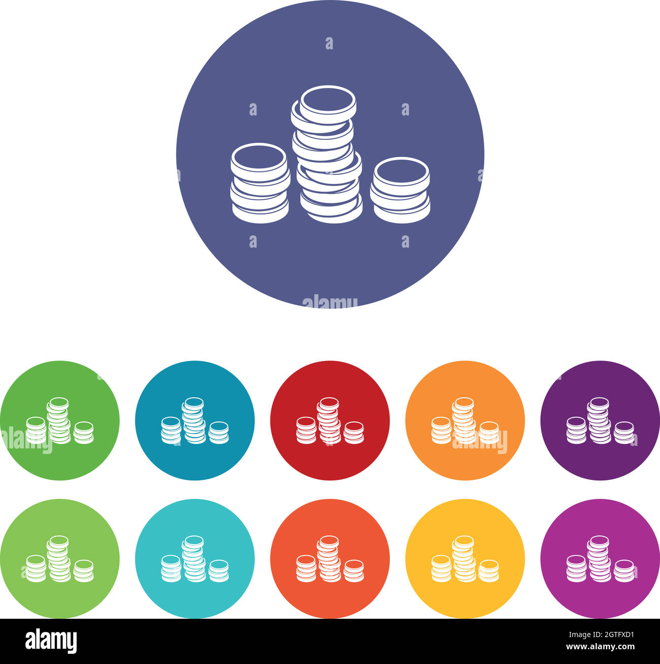 Gold icons Stock Vector Images - Alamy