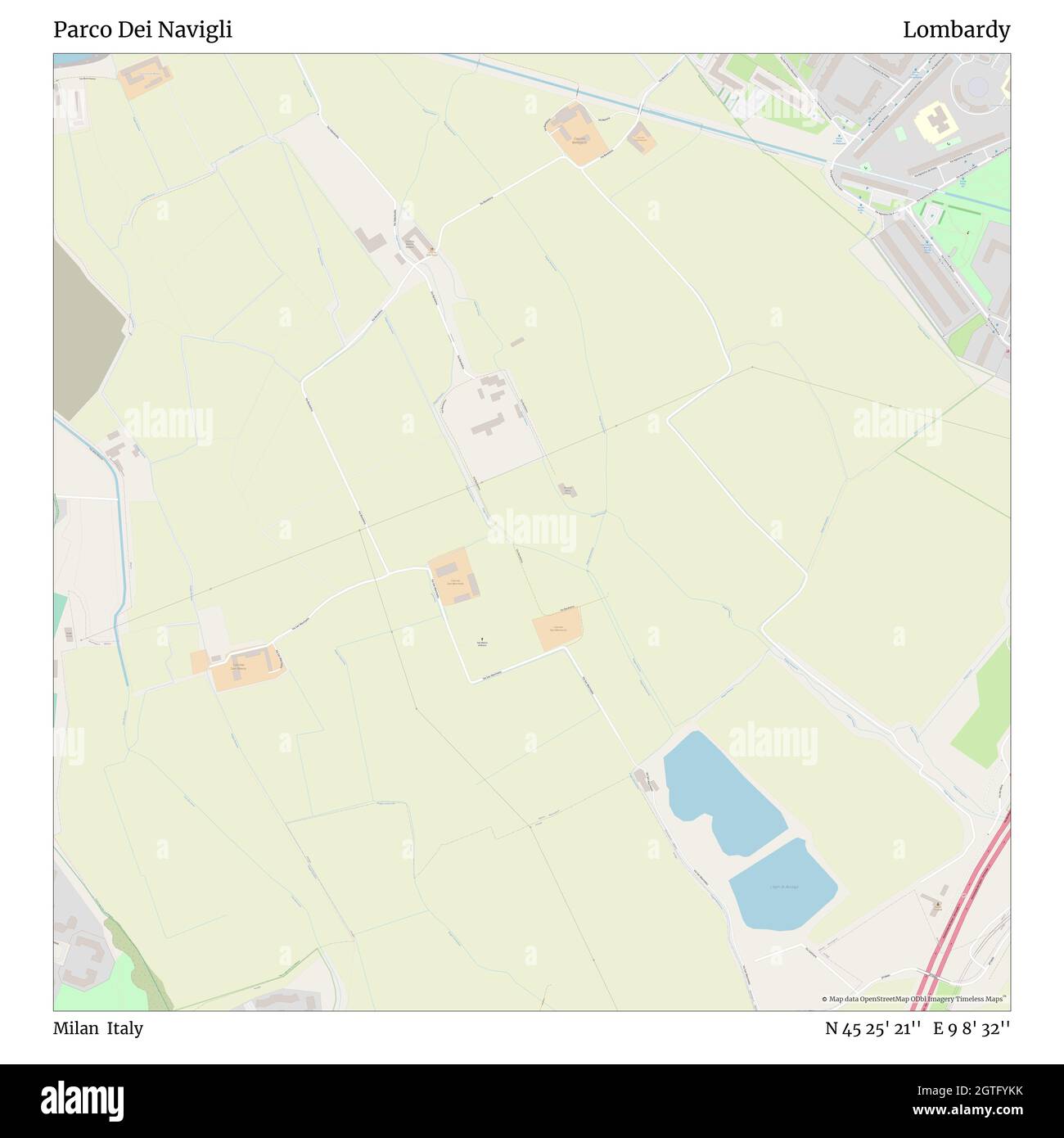 Parco Dei Navigli, Milan, Italy, Lombardy, N 45 25' 21'', E 9 8' 32 ...