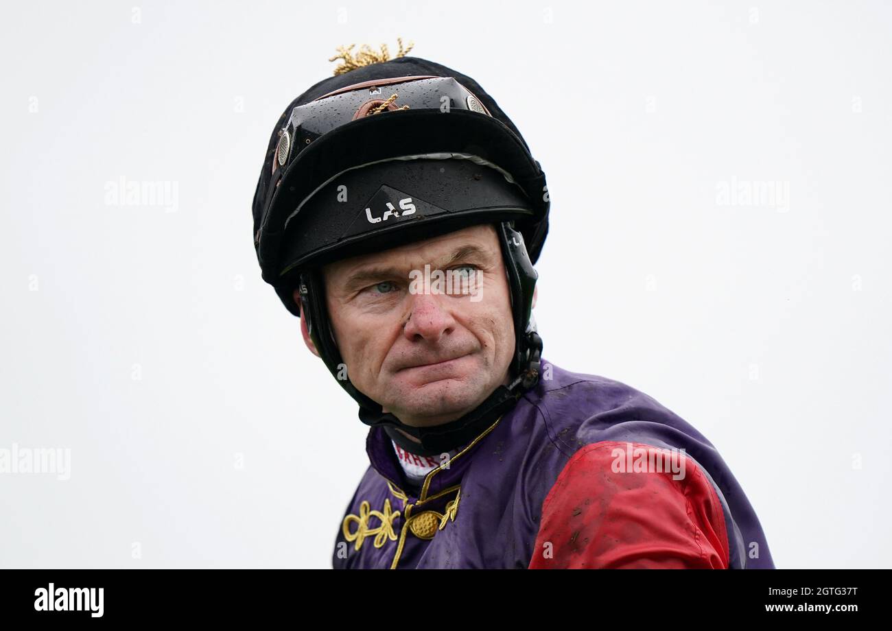 Jockey Robert Havlin on Sun Chariot Day at Newmarket Racecourse ...