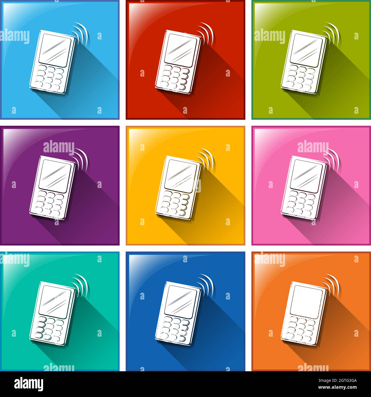 Communication symbols collection Stock Vector Images - Alamy