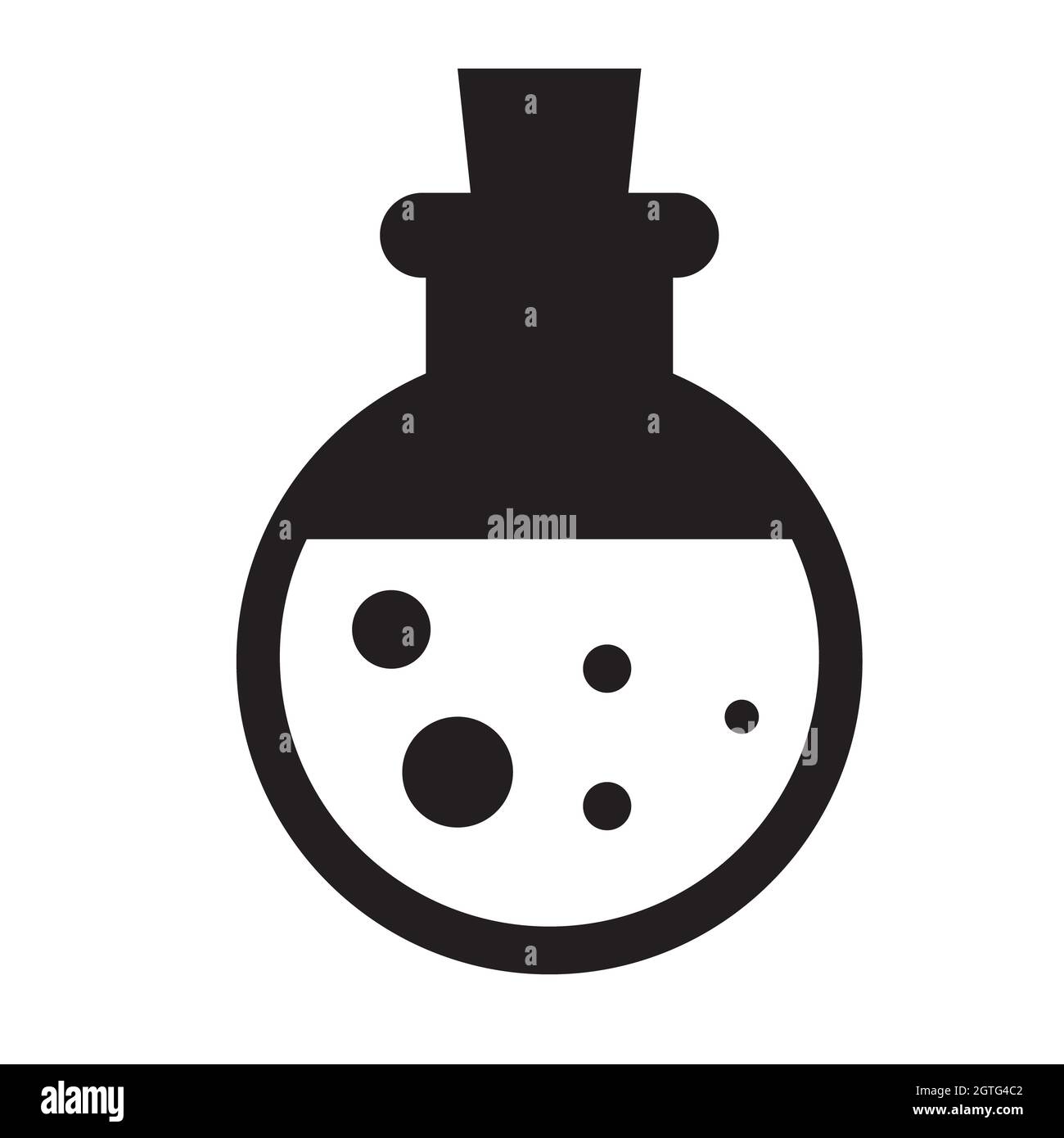 Magic potion icon on white background. Antidote Vaccine symbol. poison ...