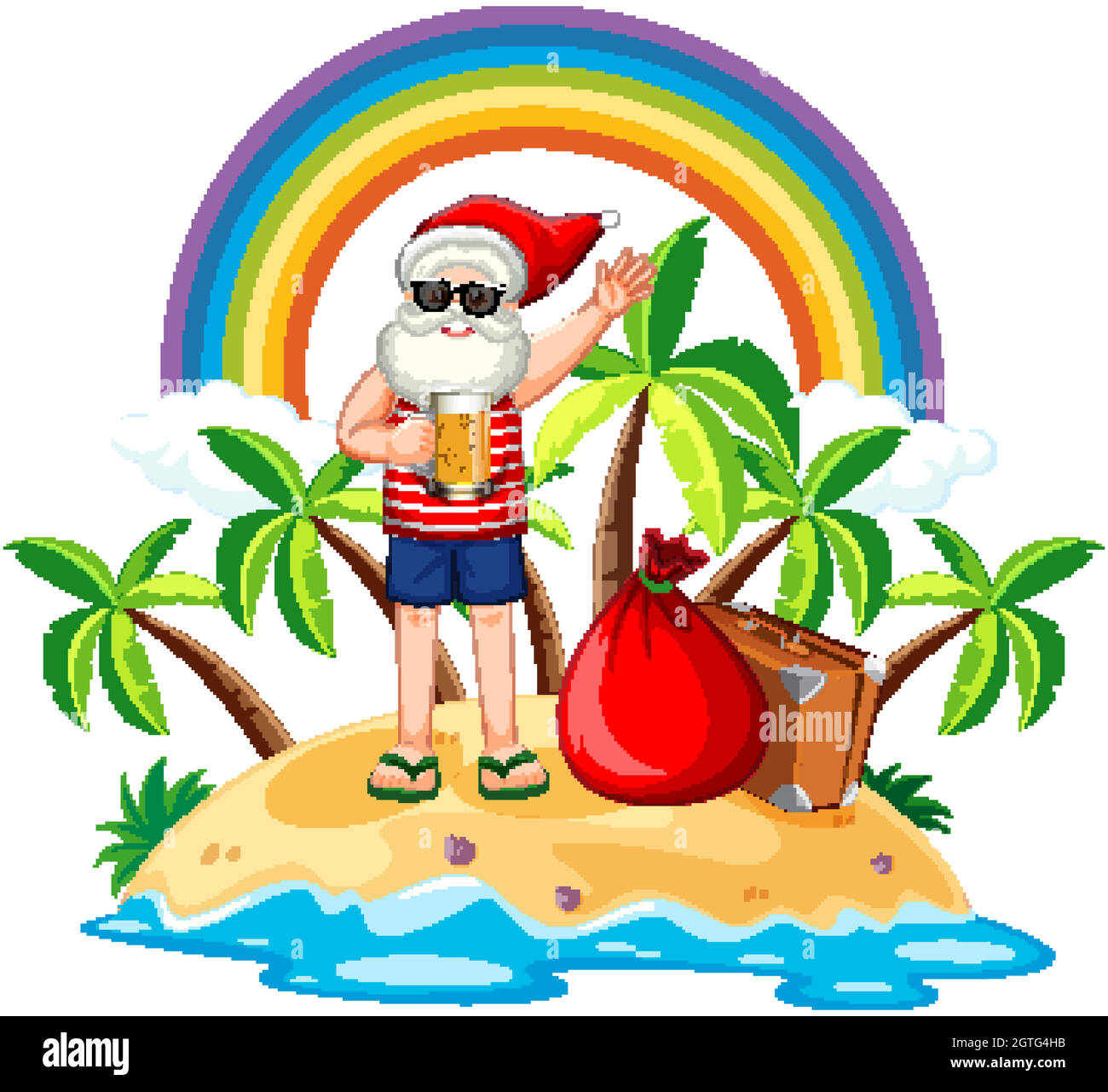 Christmas island background hi-res stock photography and images - Alamy