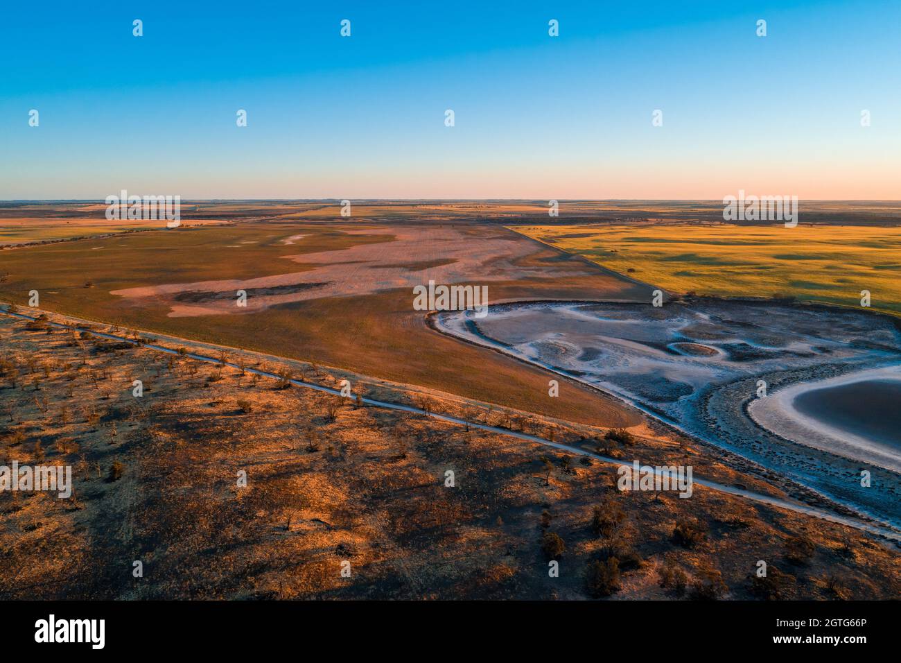 Agricultural fields in australia aerial hi-res stock photography and ...