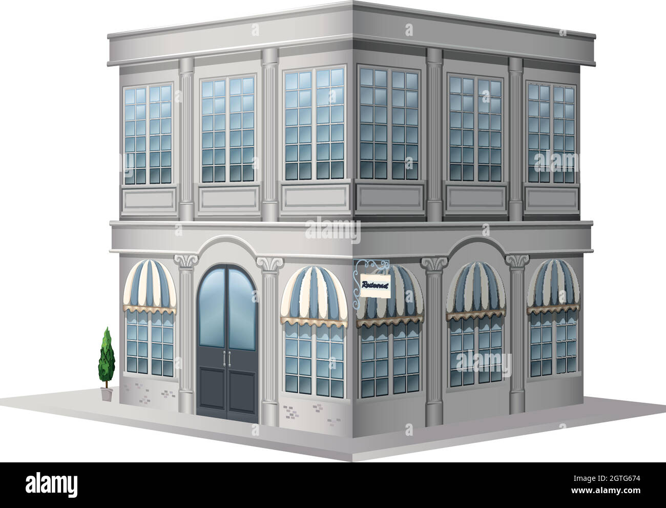 Vintage architecture building in Cut Out Stock Images & Pictures - Alamy