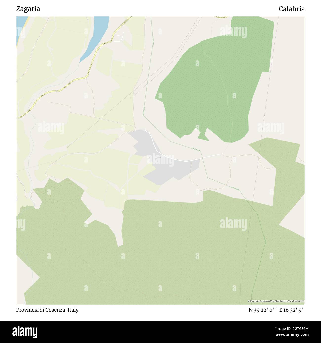 Map of cosenza hi-res stock photography and images - Alamy