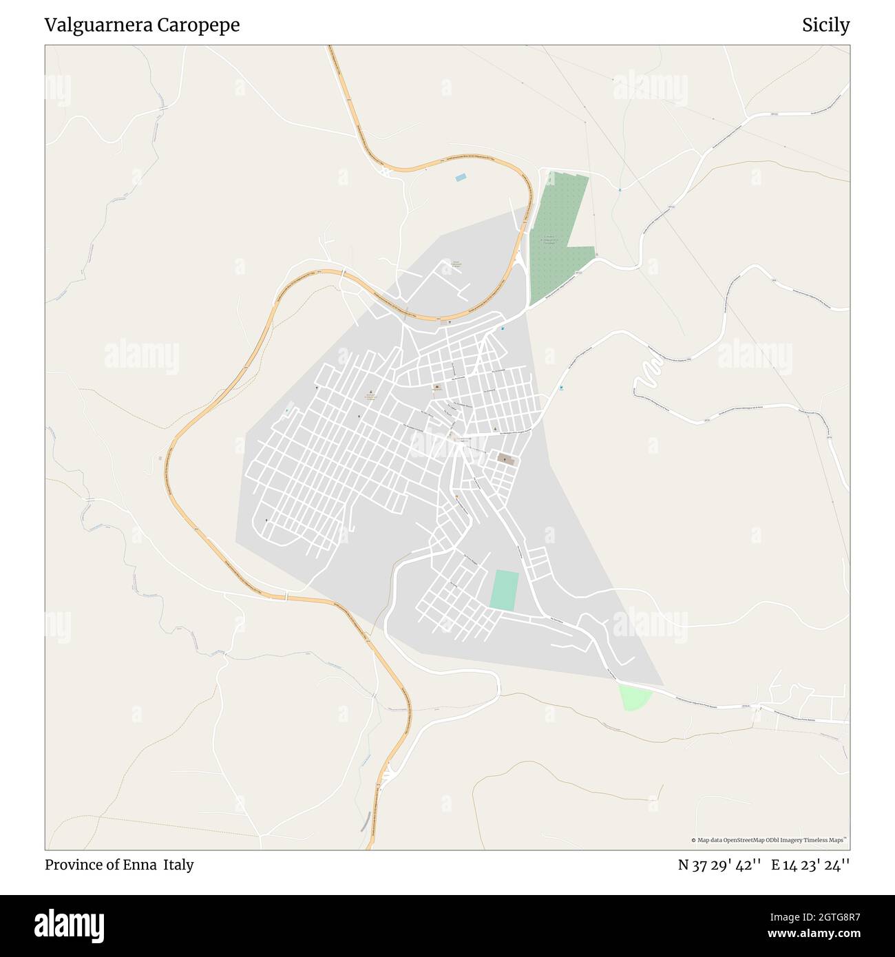 Valguarnera Caropepe, Province of Enna, Italy, Sicily, N 37 29' 42'', E ...