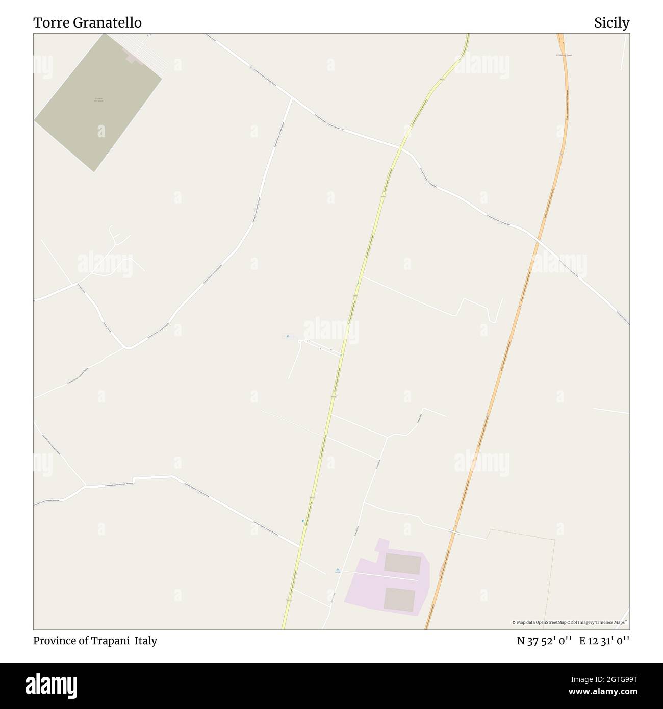 Torre Granatello, Province of Trapani, Italy, Sicily, N 37 52' 0'', E ...